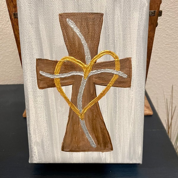 Handpainted Cross - Etsy
