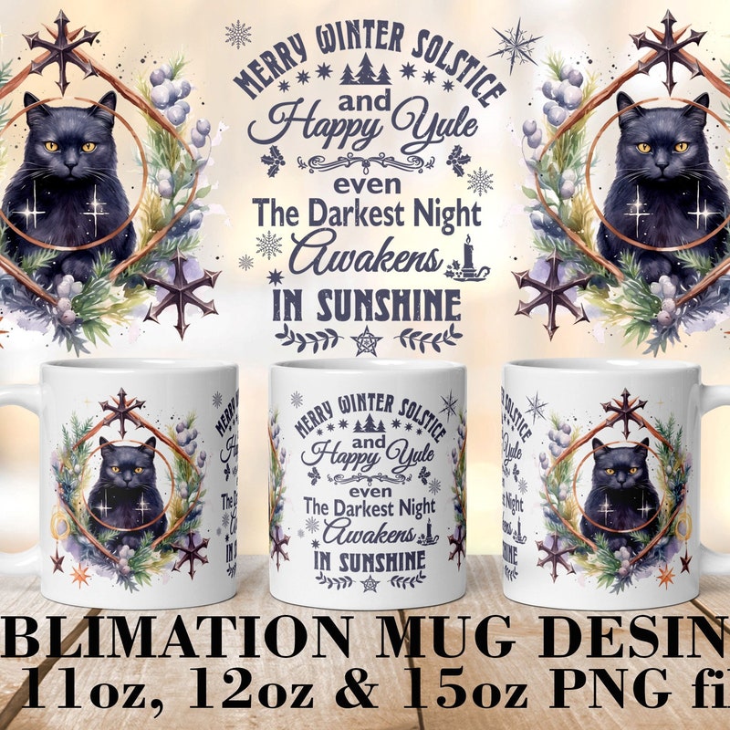 Yule Svg File - Etsy