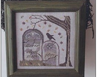 THE OLDE GRAVEYARD /thistles / Cross Stitch Chart / Pattern Only - Etsy