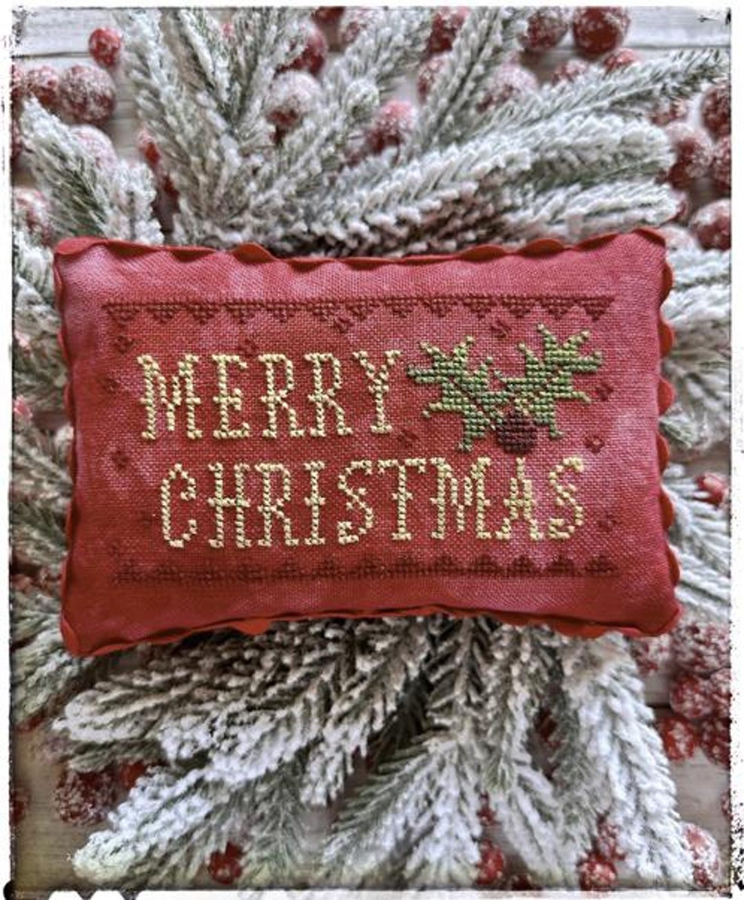 MERRY CHRISTMAS HOLLY * Lucy Beam Love in Stitches * Cross Stitch Pattern - B - Etsy