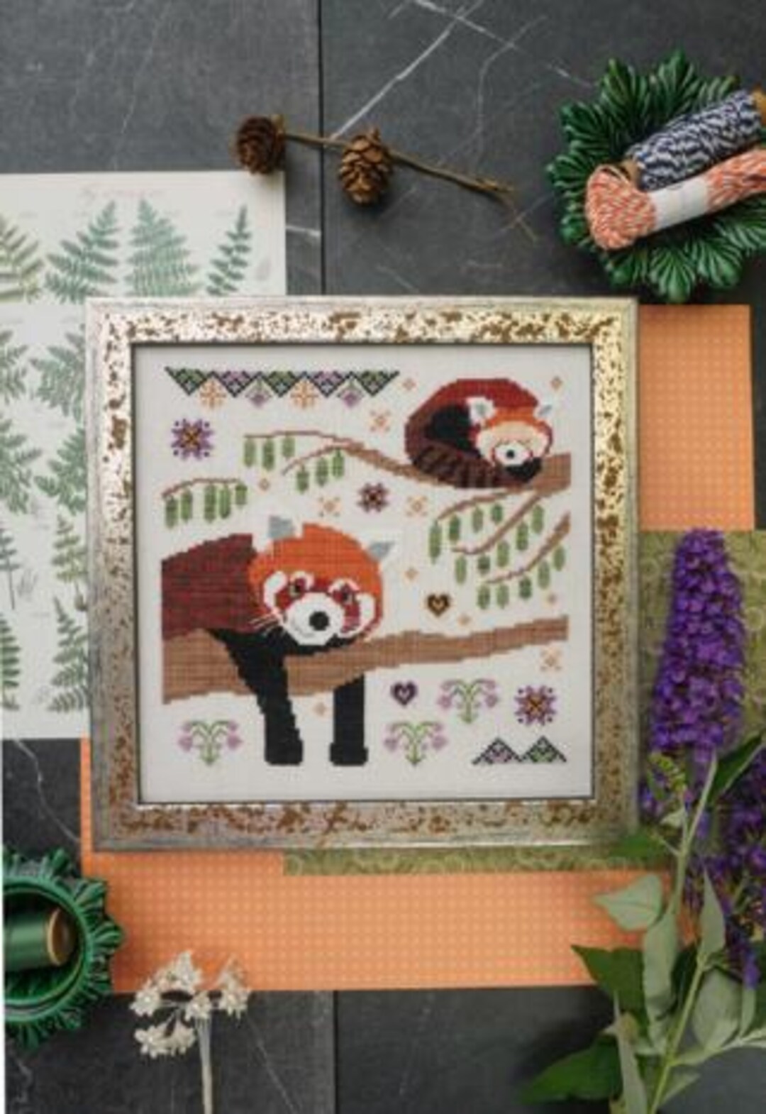 Nashville Needlework Market * RED PANDA * Lindy Stitches * Cross Stitch ...