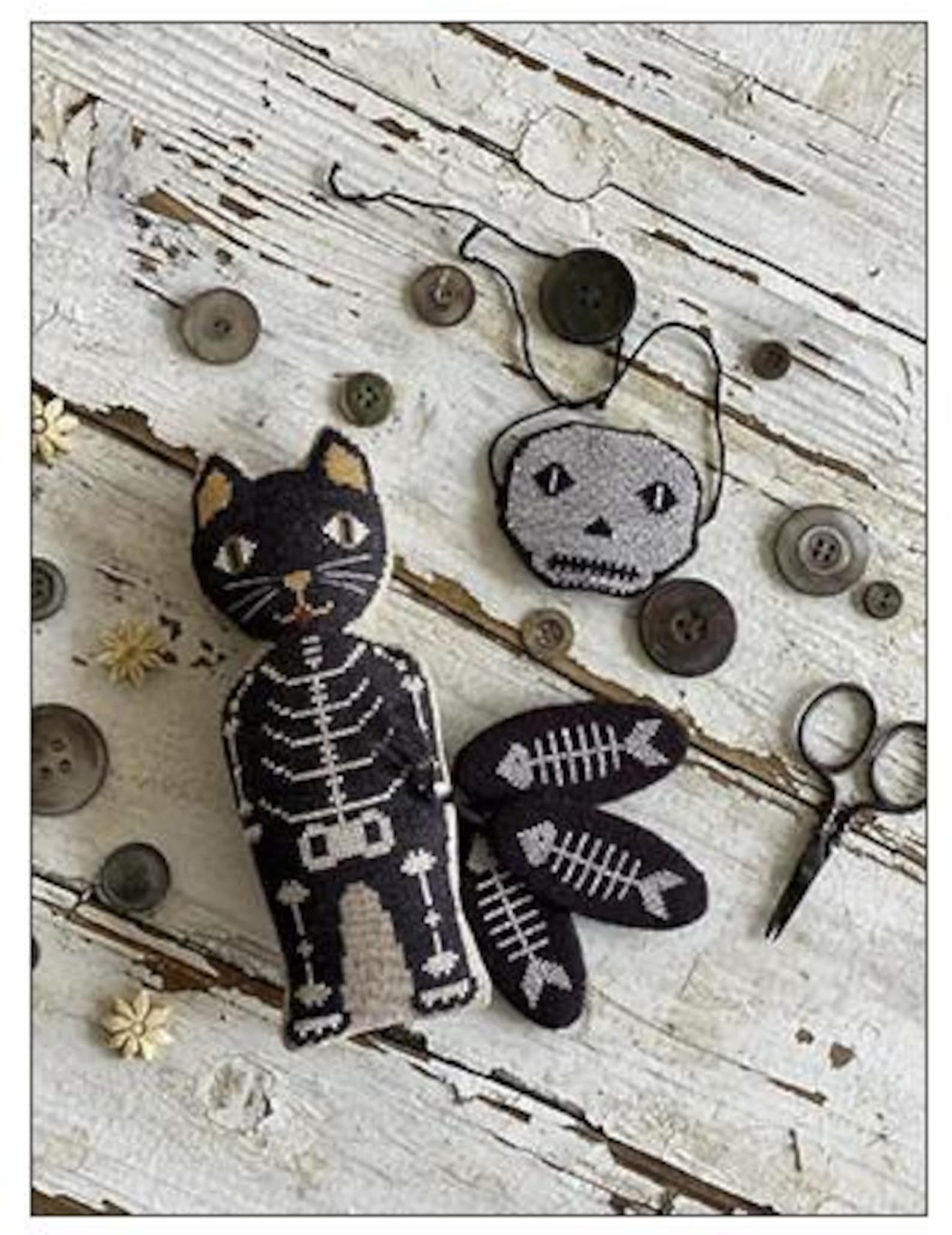 BONES * Animal Cracker Series * Stacy Nash Designs * Cross Stitch ...