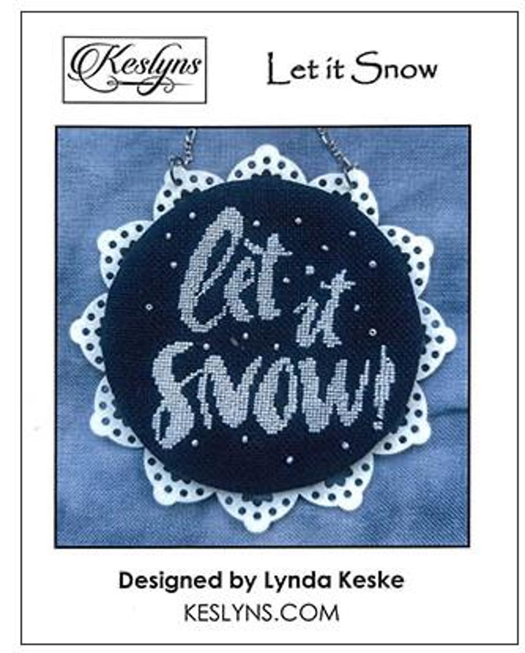 LET IT SNOW * Keslyn's * Cross Stitch Pattern-a - Etsy