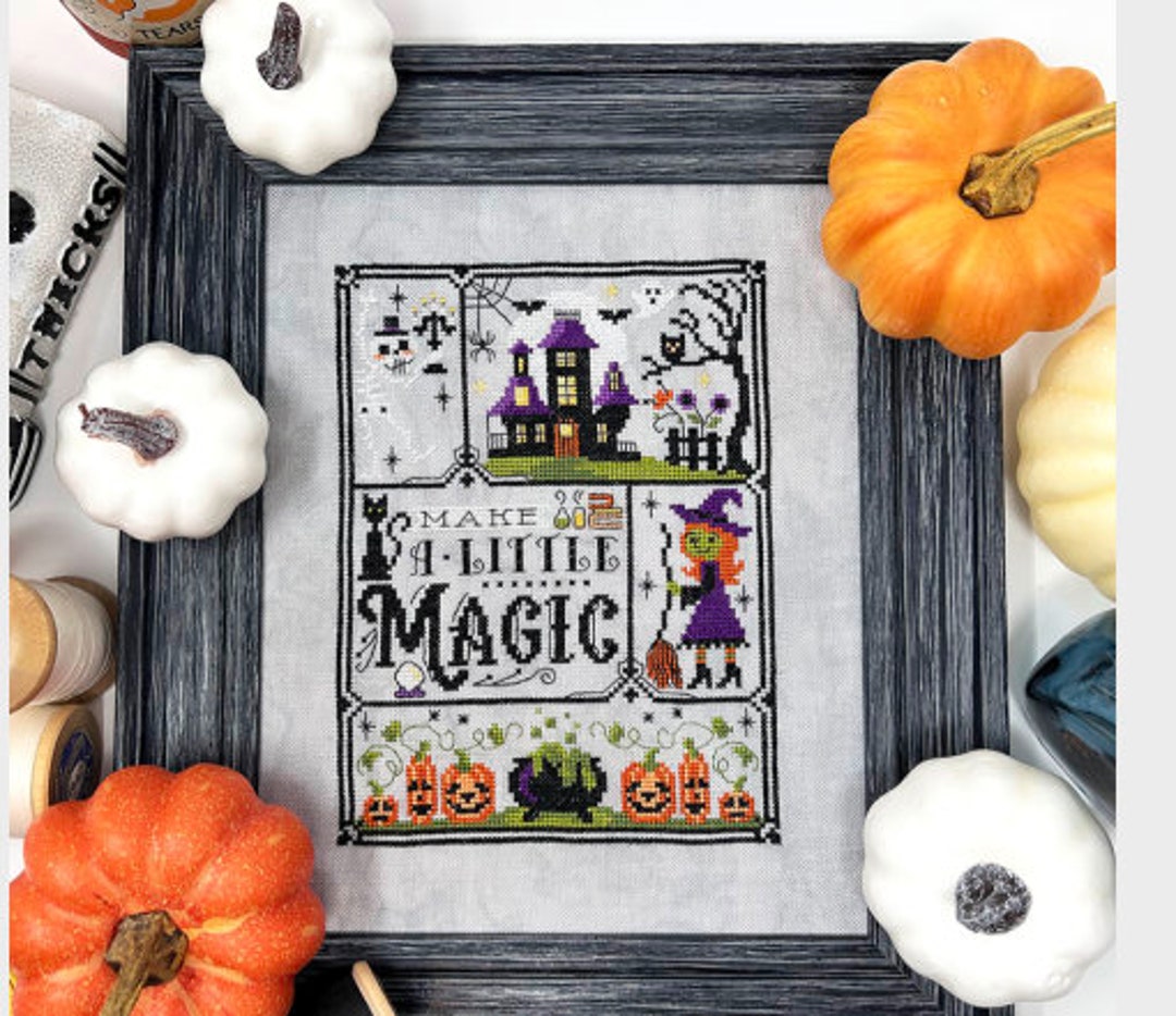 MAKE A LITTLE MAGIC * Tiny Modernist * Cross Stitch Pattern-2 - Etsy