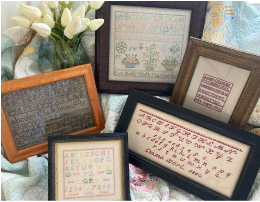 A Collection of Petite Samplers * 12 Page Book * JBW Design * Cross ...