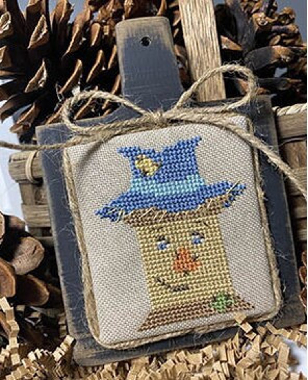 SCARECROW SPOOL * Autumn Spool Series * Crafty Bluebonnet Designs ...