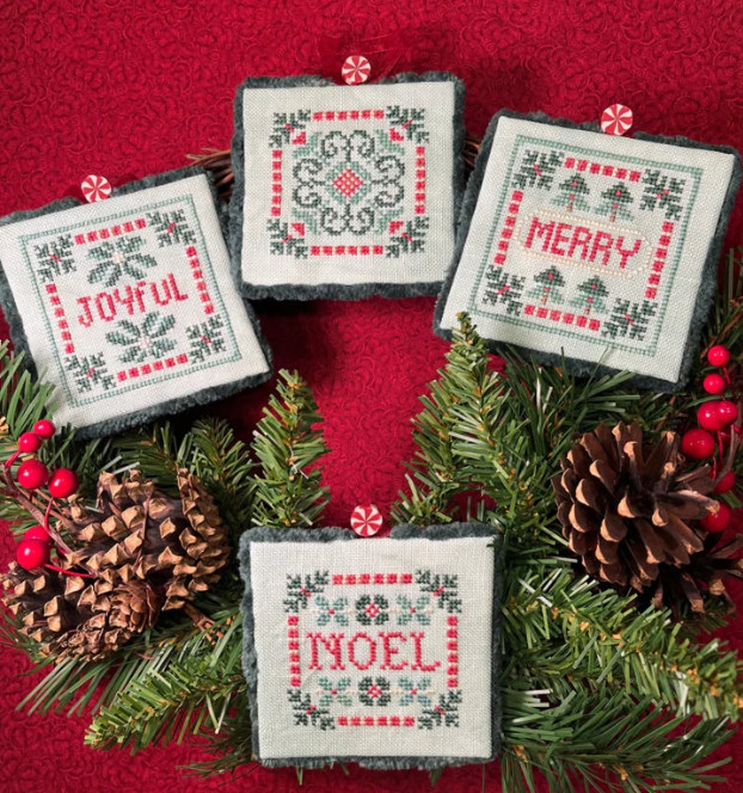 PEPPERMINT TWIST * Scissortail Design * Cross Stitch Pattern-2 - Etsy