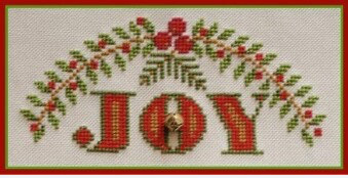 JOY Hinzeit Cross Stitch Pattern - Etsy