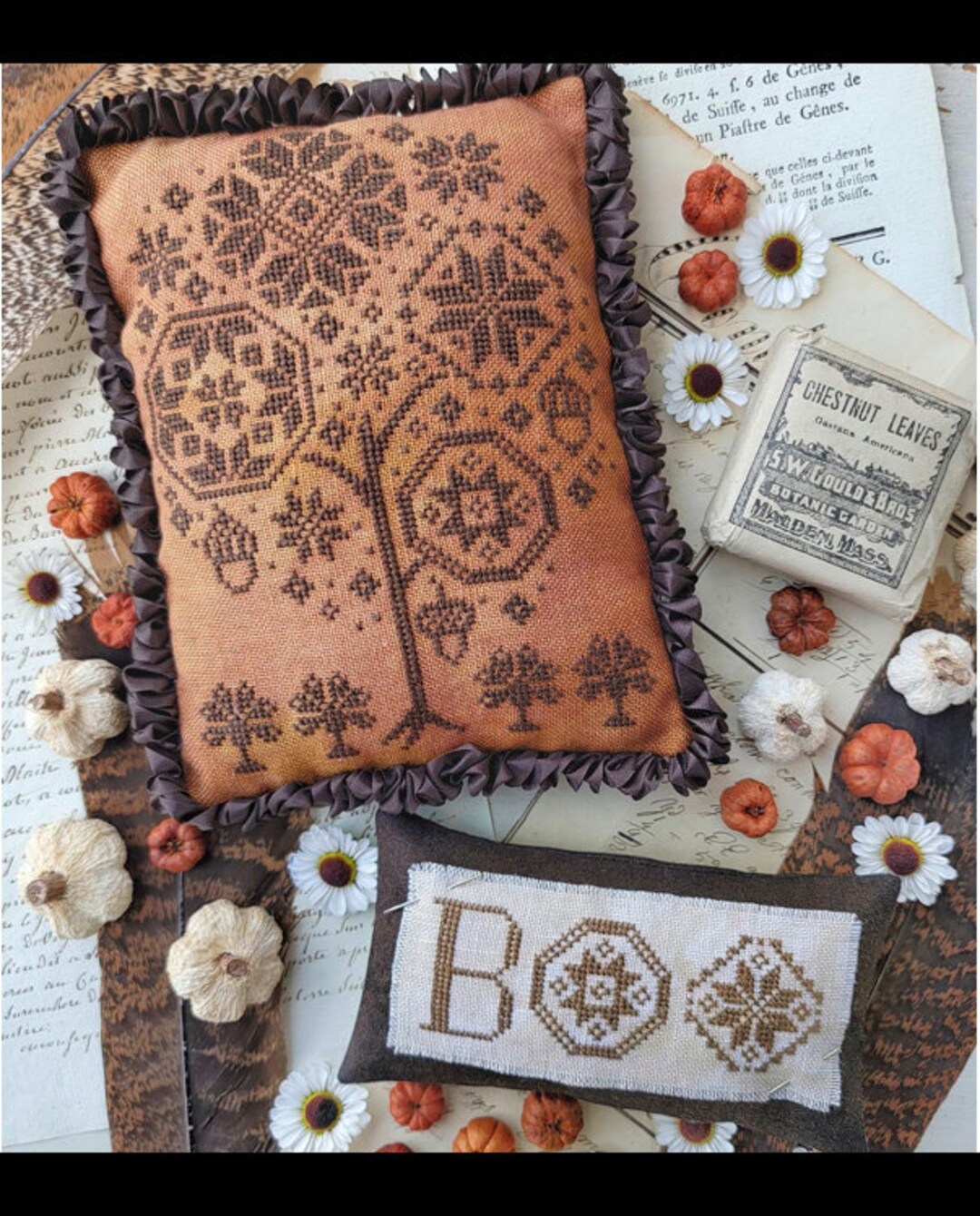 OCTOBER QUAKERS * Hello From Liz Mathews * Cross Stitch Pattern-c - Etsy