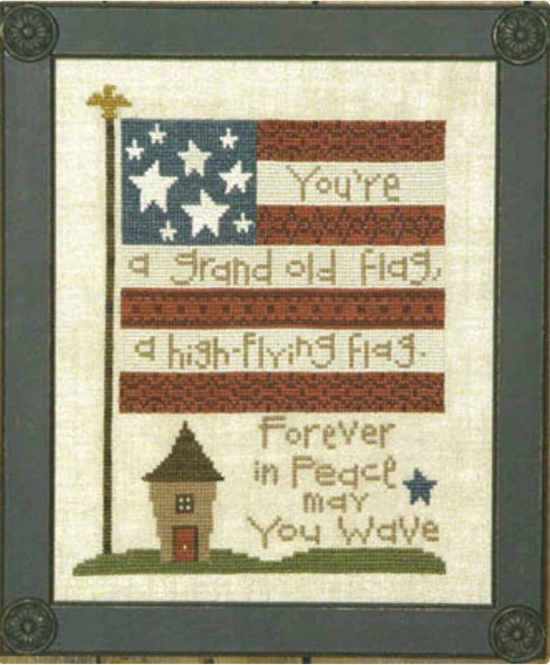 UBER FLAG * Bent Creek * Cross Stitch Pattern-b - Etsy