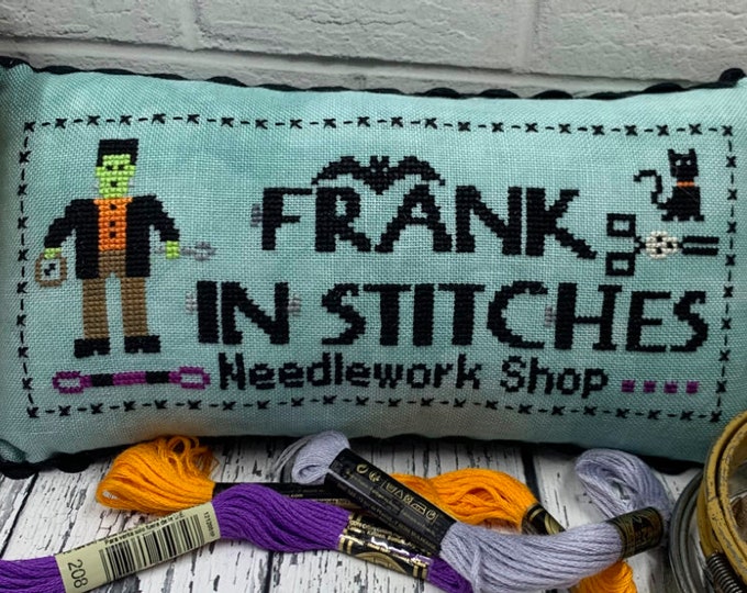 FRANK IN STITCHES * Needle Bling Designs * Cross Stitch Pattern-2 - Etsy