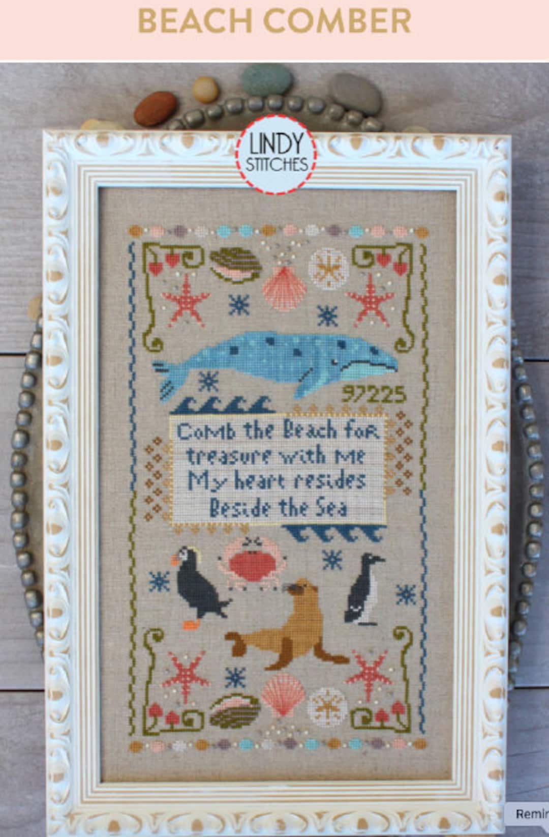 BEACH COMBER * Lindy Stitches * Cross Stitch Pattern - B - Etsy