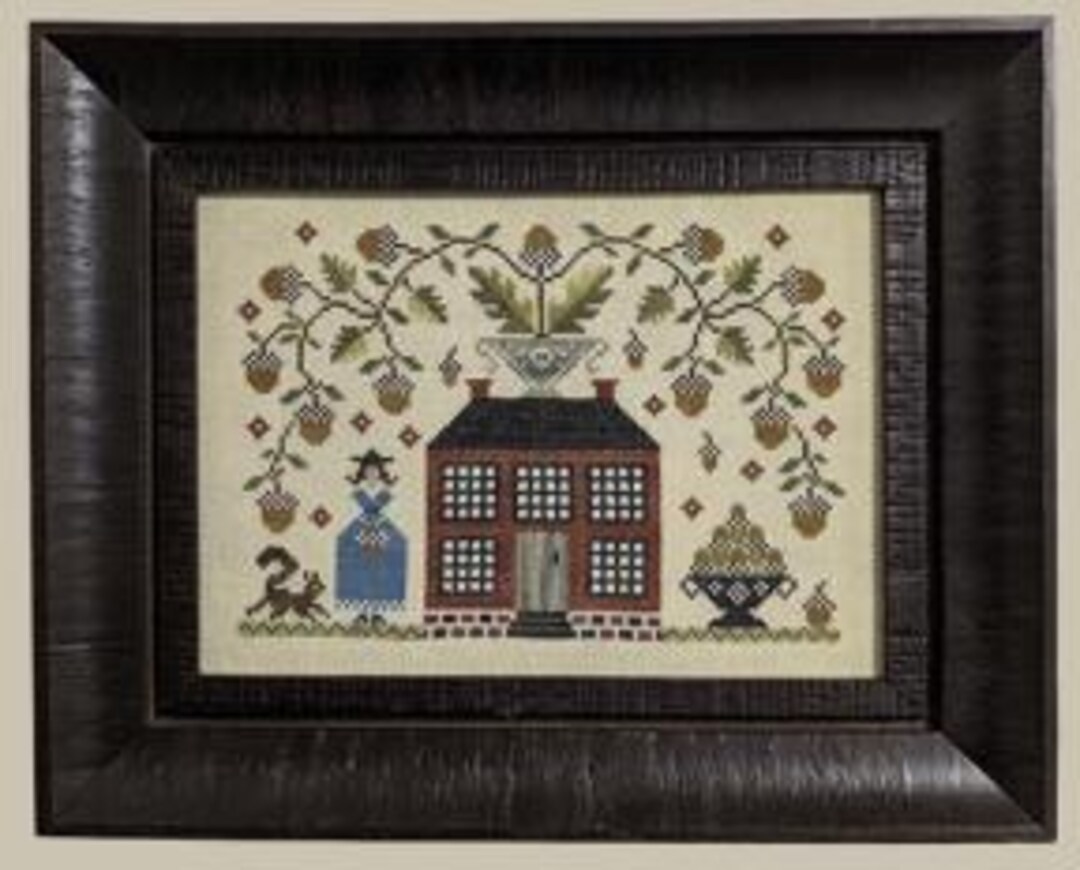 A GATHERING OF ACORNS * Fox and Rabbit * Cross Stitch Pattern - B - Etsy