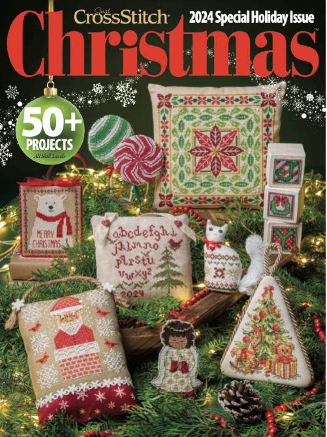 Just Cross Stitch Magazine CHRISTMAS 2024 50 Projects - Etsy