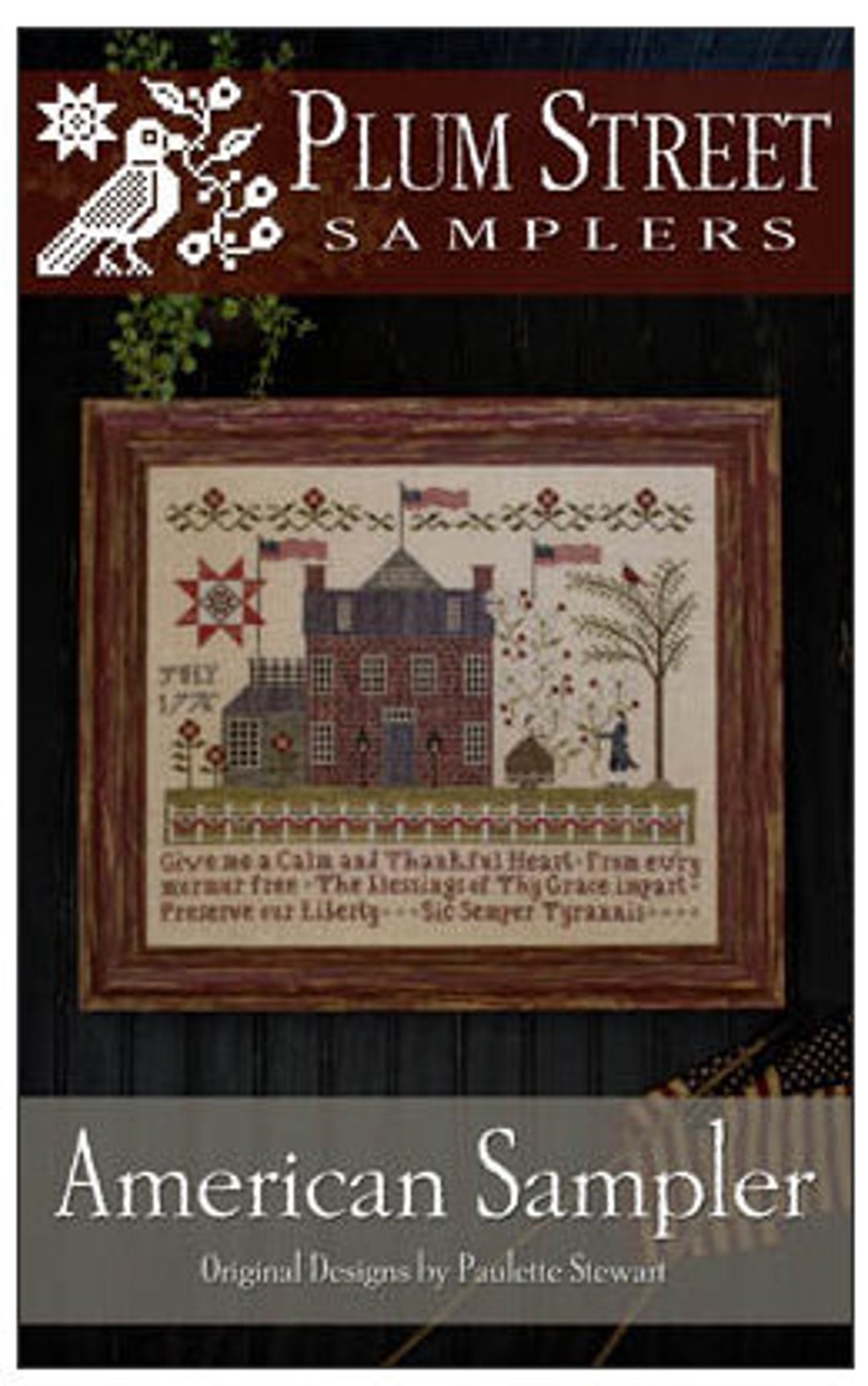 AMERICAN SAMPLER * Plum Street Samplers * Cross Stitch-2 - Etsy