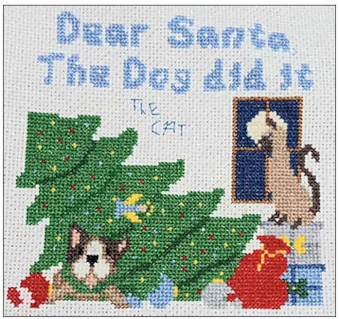 DEAR SANTA * Sister Lou Stitches * Cross Stitch Pattern-2 - Etsy