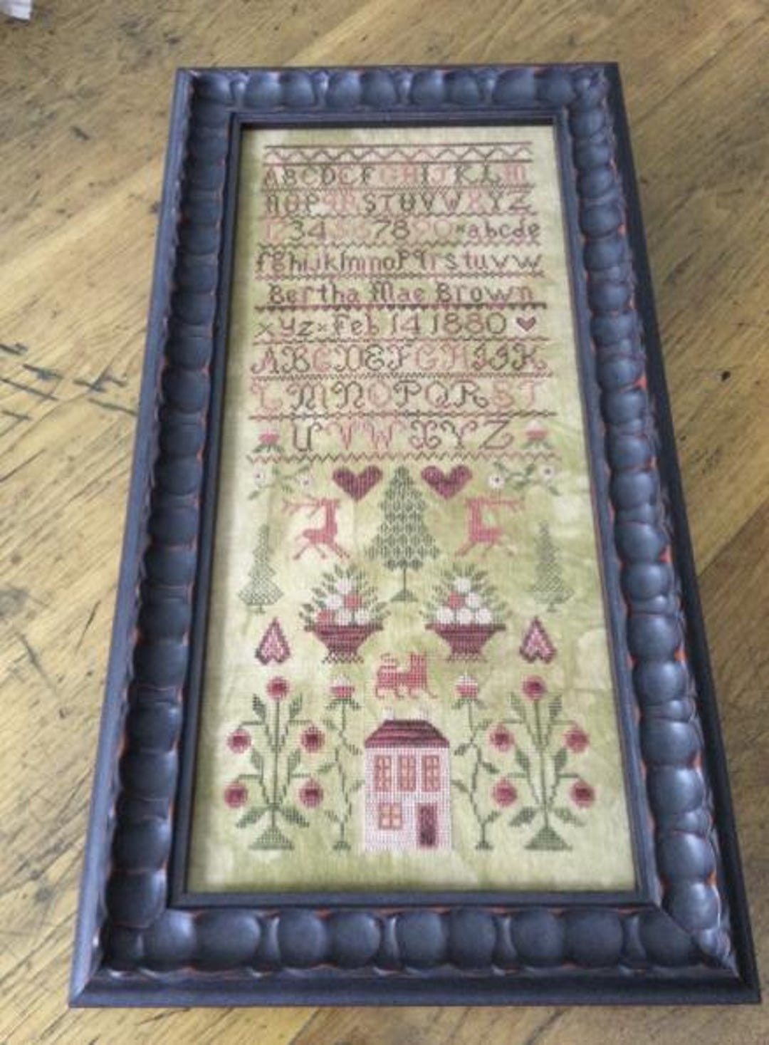 BERTHA MAE BROWN Sampler * Chessie & Me * Counted Cross Stitch Pattern ...