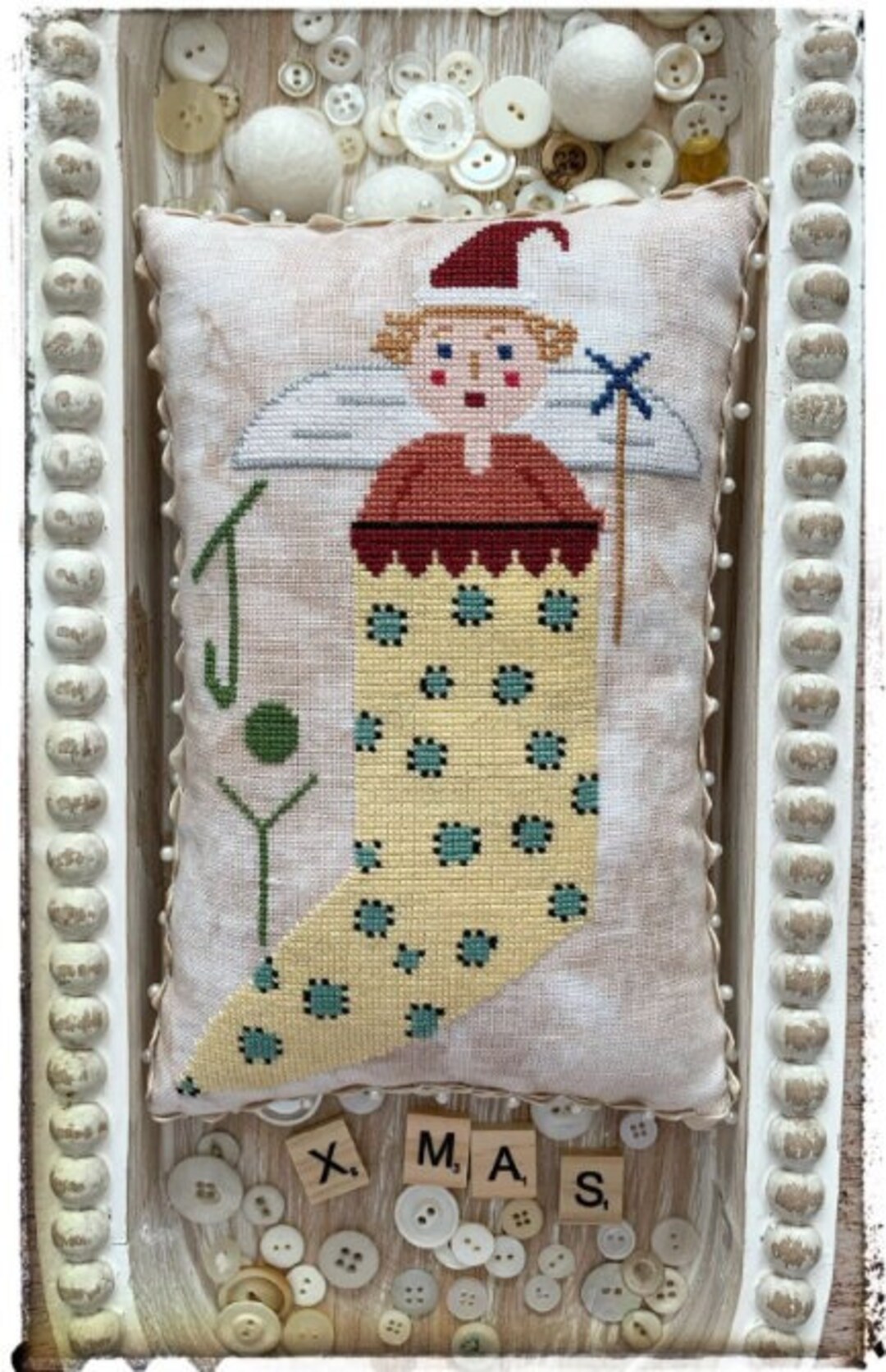 JOY ANGEL * Lucy Beam * Cross Stitch-2 - Etsy