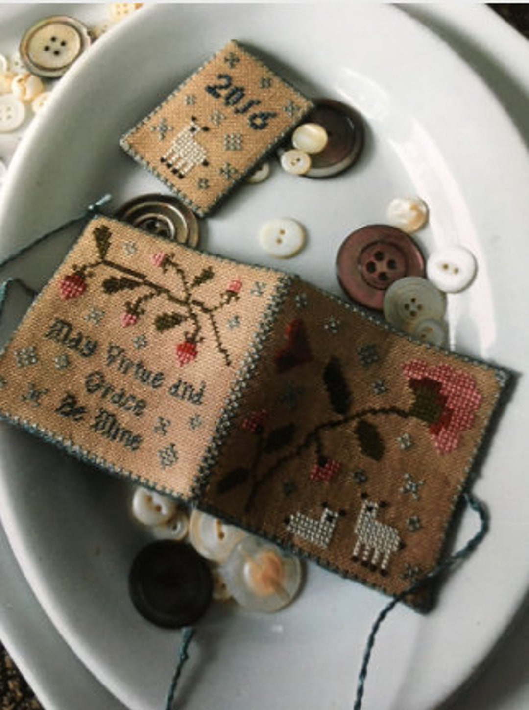 VIRTUE and GRACE NEEDLEBOOK * Chessie & Me * Counted Cross Stitch ...
