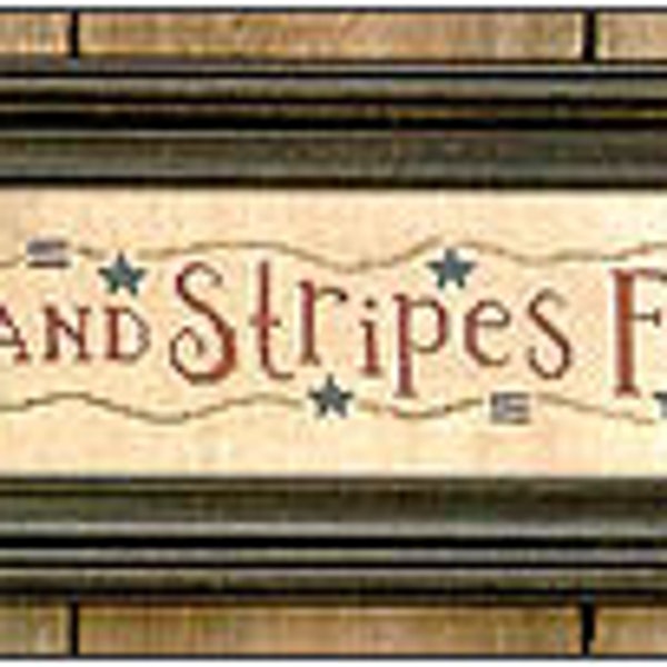 Stars and Stripes Cross Stitch - Etsy