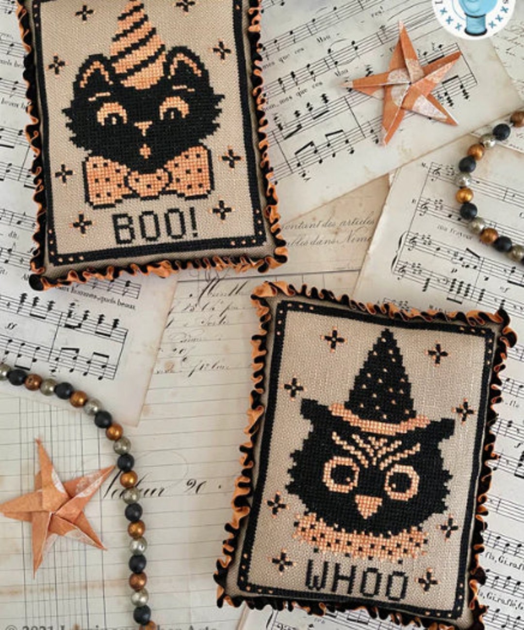 BOO WHOO * Luminous Fiber Arts * Cross Stitch Pattern-3 - Etsy