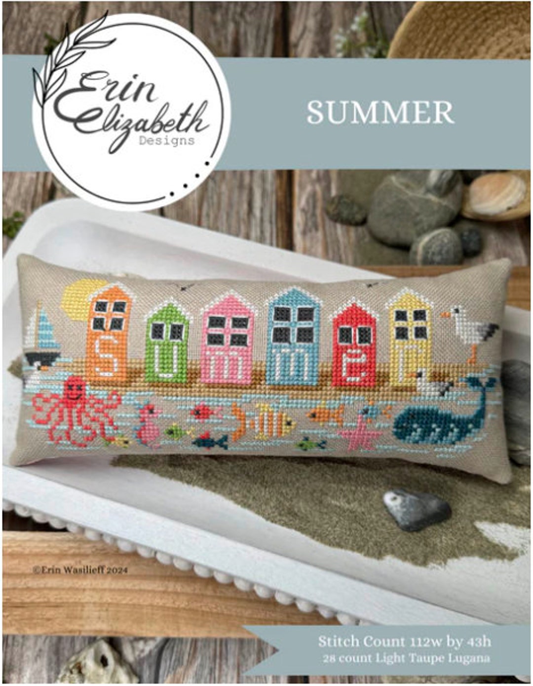 SUMMER * Erin Elizabeth Designs * Counted Cross Stitch Pattern * 3 - Etsy
