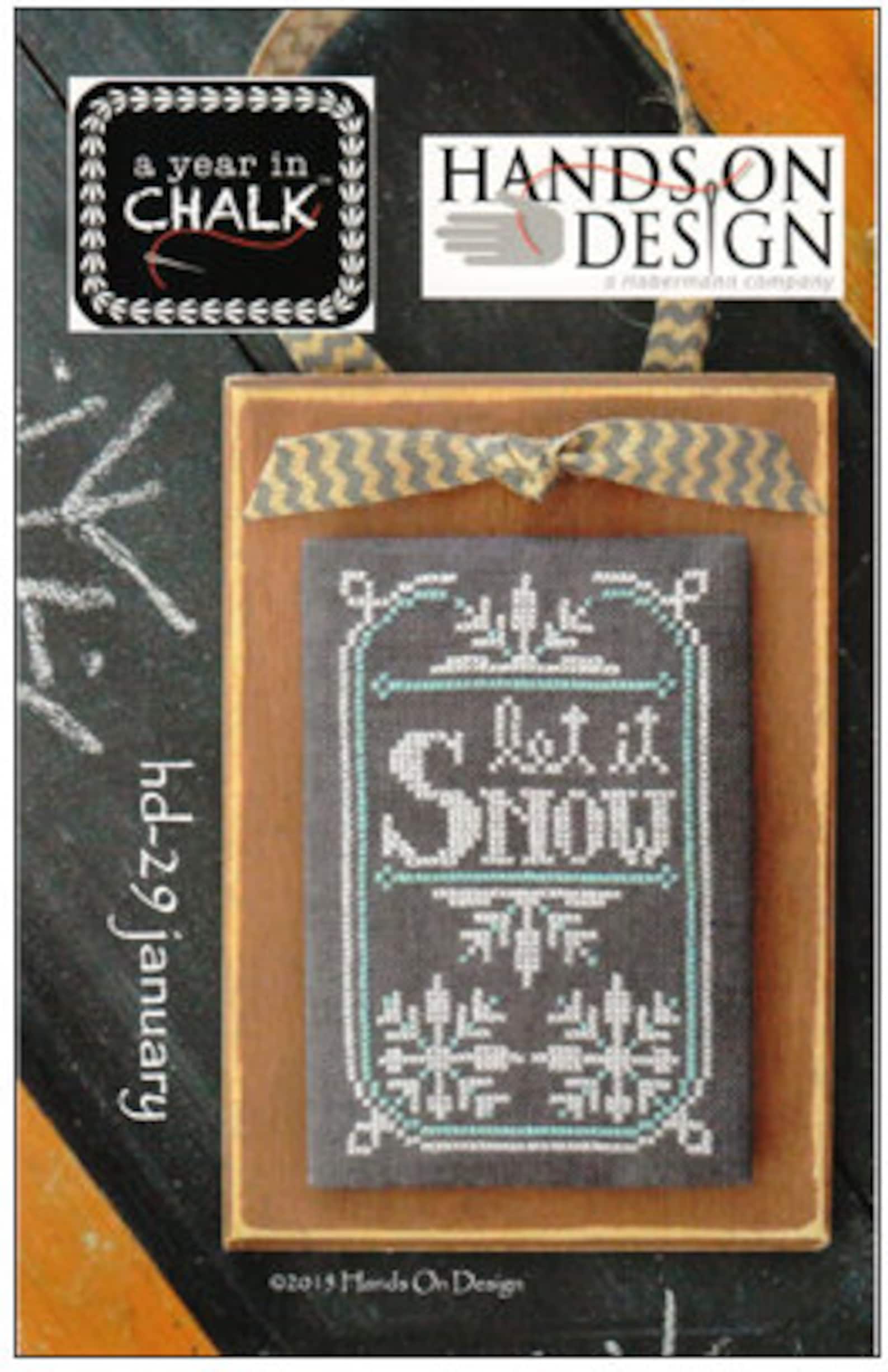 JANUARY - YEAR in CHALK * Hands on Design * Cross Stitch Pattern-2 - Etsy