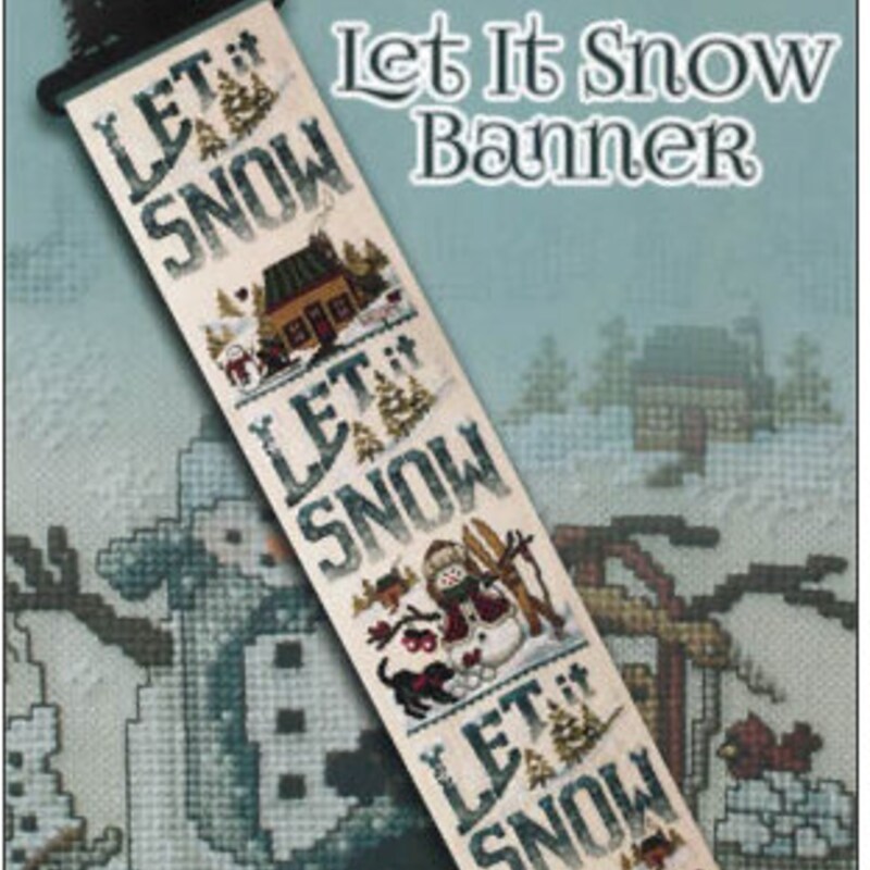 Let It Snow Banner - Etsy