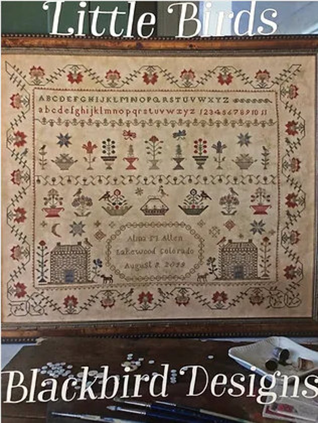 LITTLE BIRDS * Blackbird Designs Cross Stitch * Cross Stitch Pattern-c ...