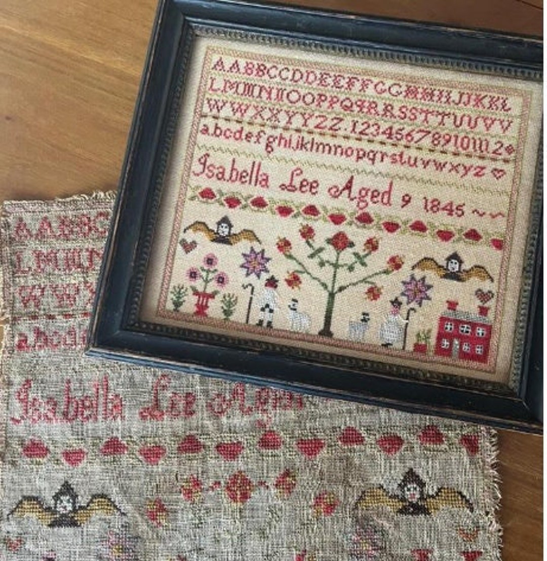 ISABELLA LEE 1845 Running With Needles & Scissors Cross - Etsy