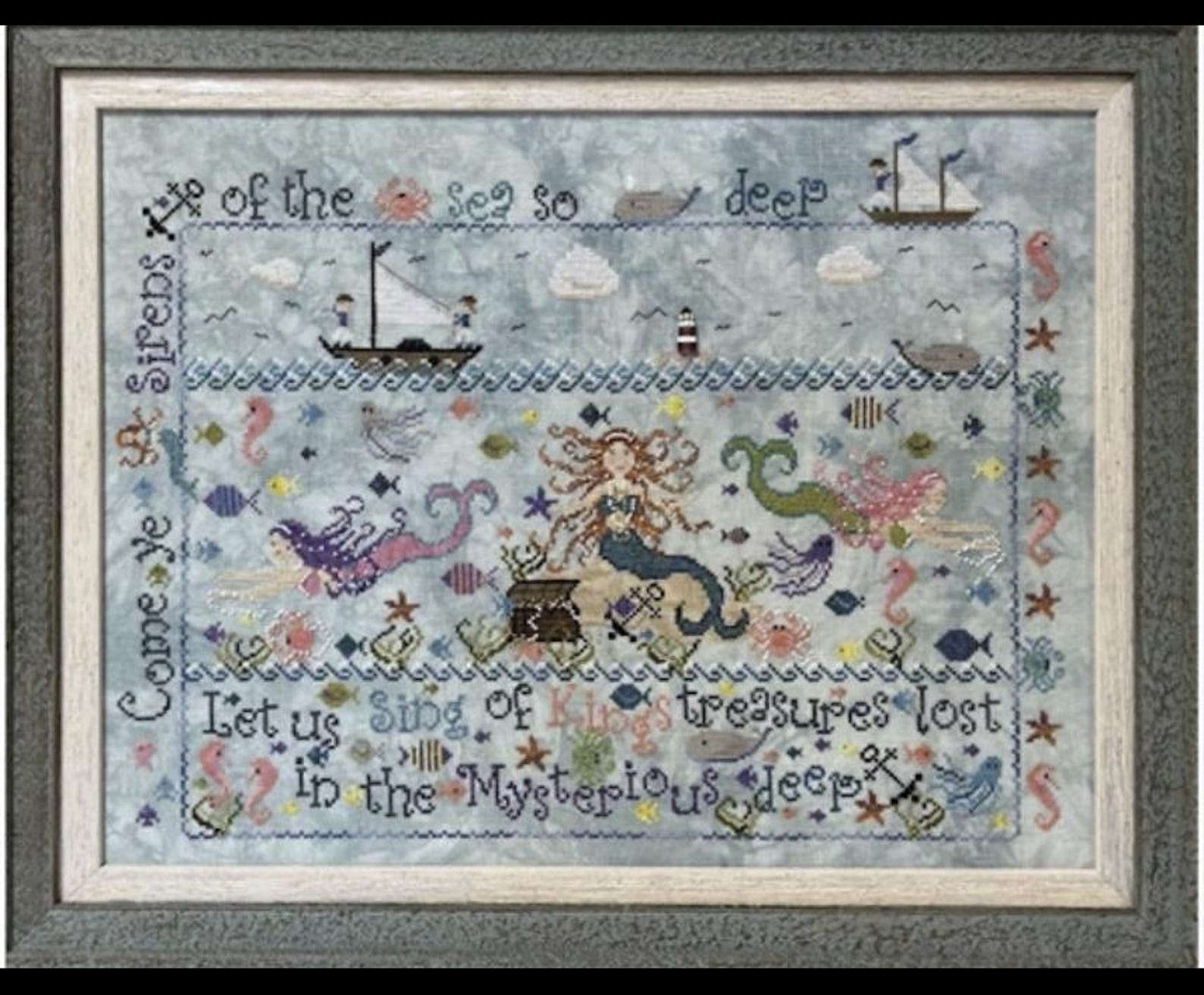 SIRENS of THE SEA * Praiseworthy Stitches * Cross Stitch Pattern - C - Etsy