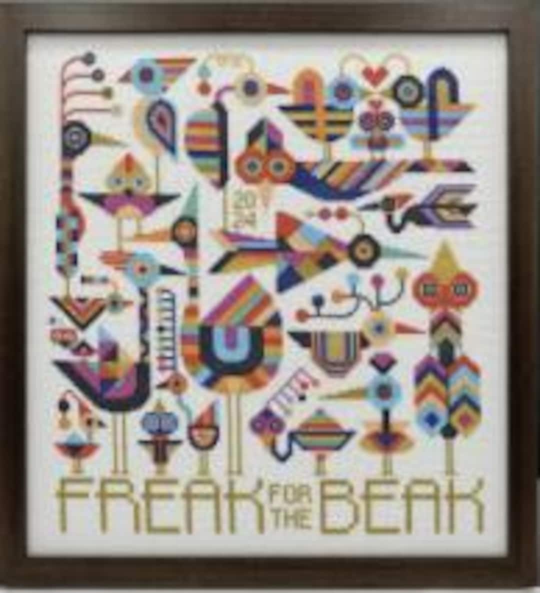 FREAK FOR the BEAK * Boomerang Stitches * Cross Stitch Chart-b - Etsy