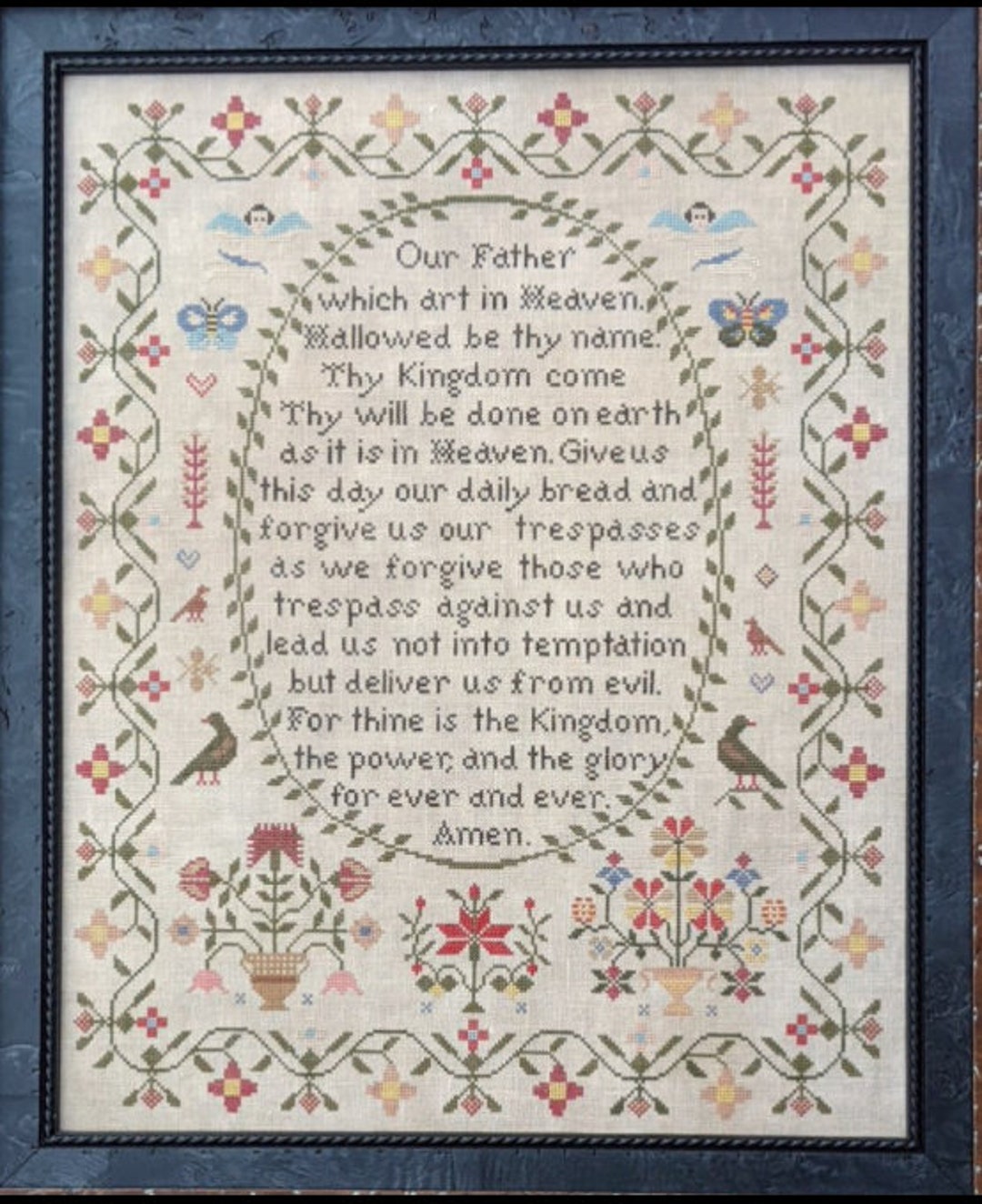 THE LORD'S PRAYER * Lila's Studio * Counted Cross Stitch Pattern-c - Etsy