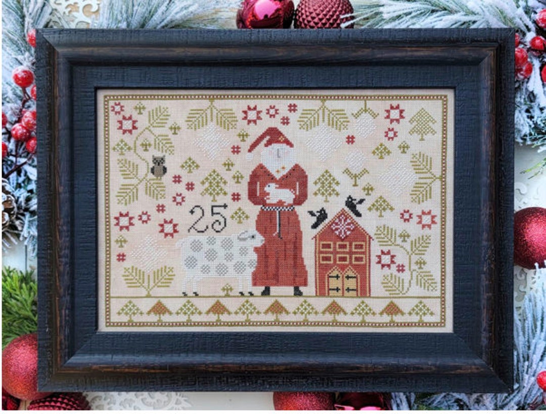 SANTA and the WOOL MAKERS * Kathy Barrick Needlework Designs & Hello ...