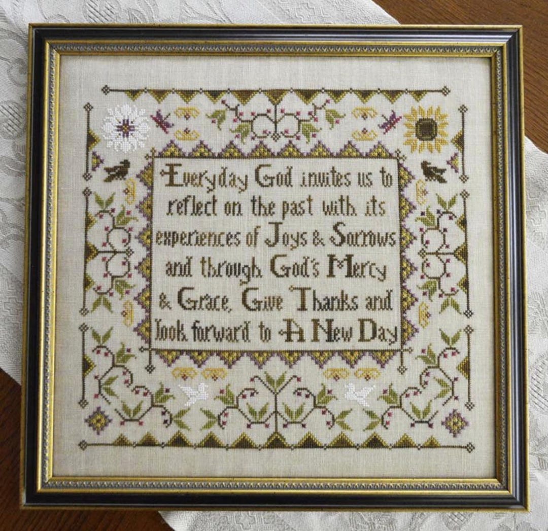 EVERYDAY SAMPLER * Hands on Design * Counted Cross Stitch Pattern-c - Etsy