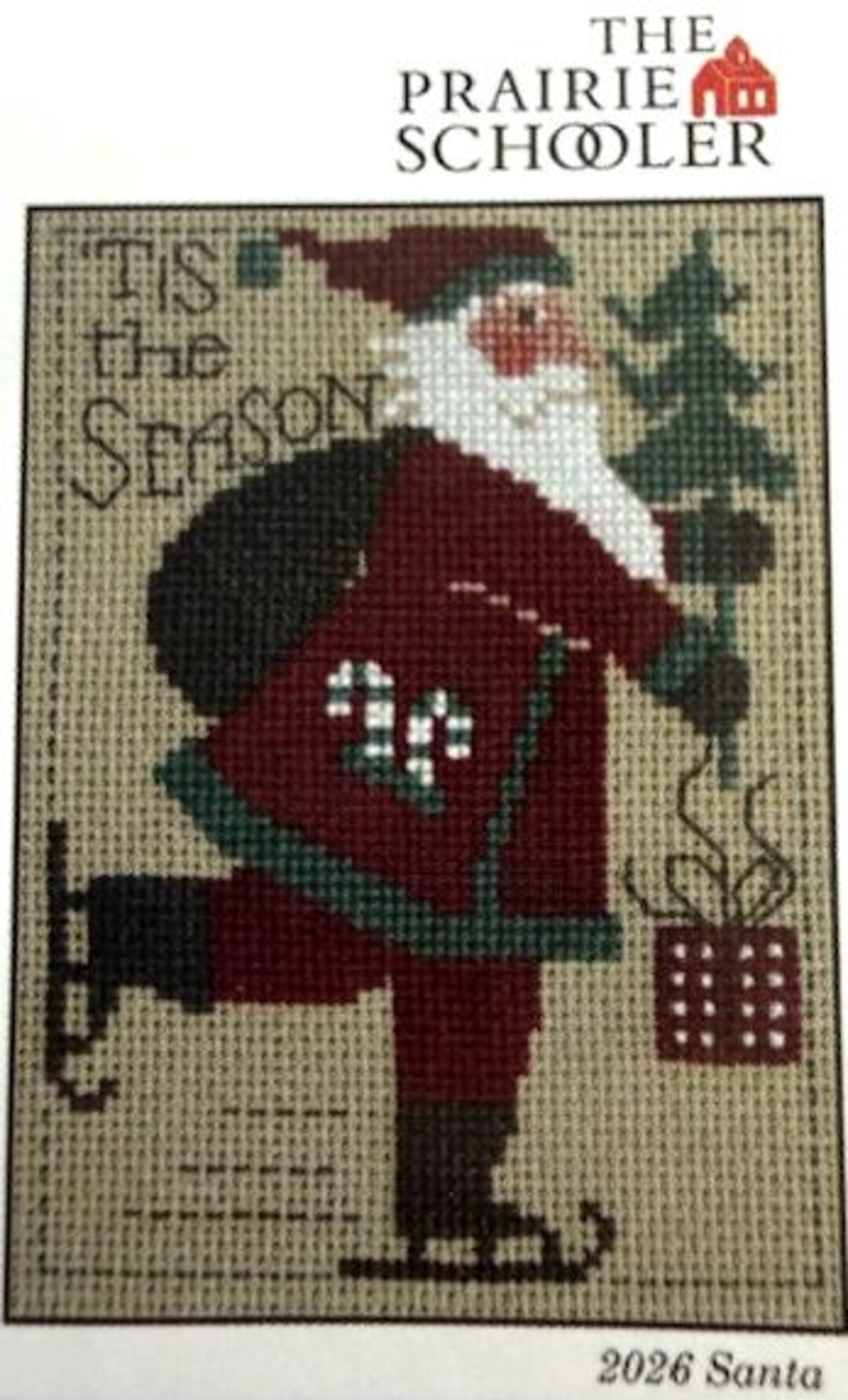 2026 SANTA * the Prairie Schooler * Cross Stitch Pattern-a - Etsy