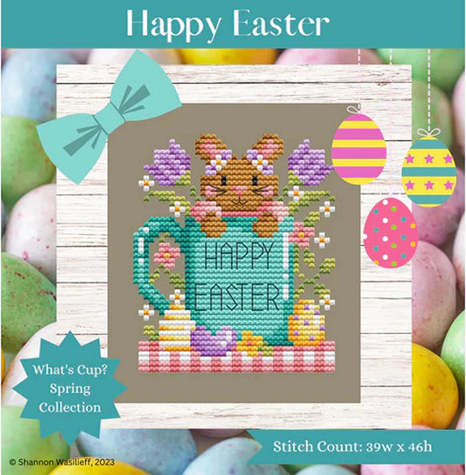 HAPPY EASTER * Shannon Christine * Cross Stitch-3 - Etsy