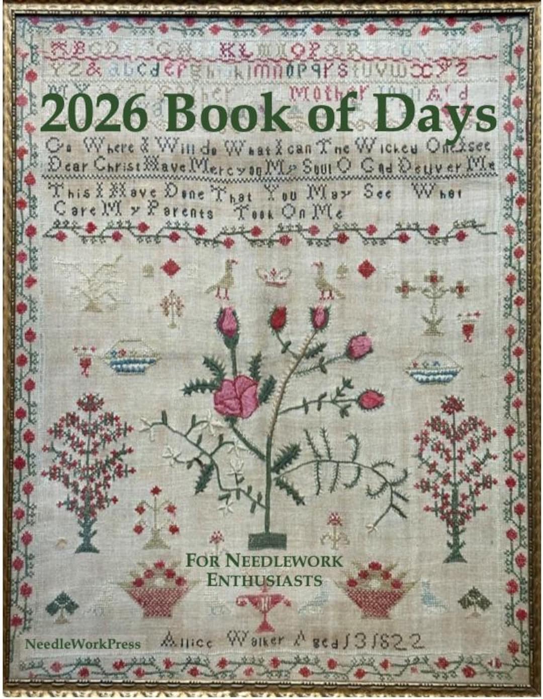 2026 BOOK of DAYS * Needlework Press * Cross Stitch Planning Calendar ...