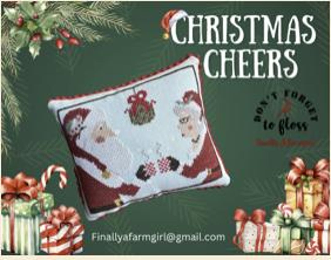 CHRISTMAS CHEERS * Finally A Farmgirl * Cross Stitch Pattern-a - Etsy
