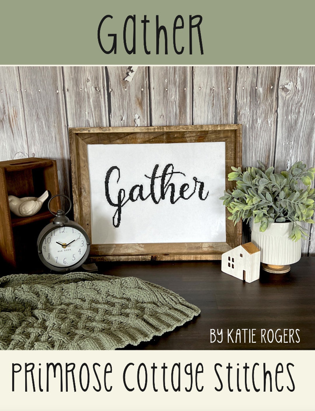 GATHER * Primrose Cottage Stitches * Cross Stitch Pattern-3 - Etsy
