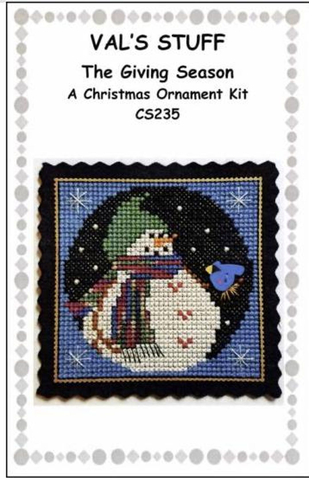 THE GIVING SEASON Kit * Val's Stuff * Cross Stitch Pattern-2 - Etsy