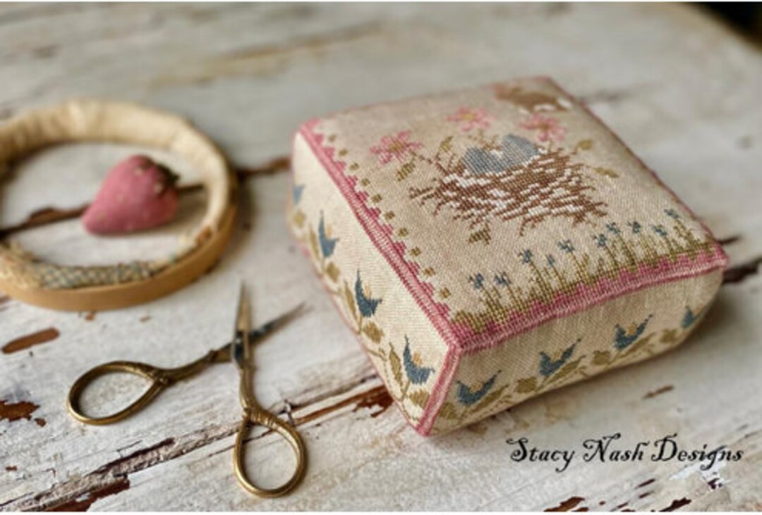 TULIP FIELDS PINKEEP* Stacy Nash Designs * Cross Stitch Pattern-2 - Etsy