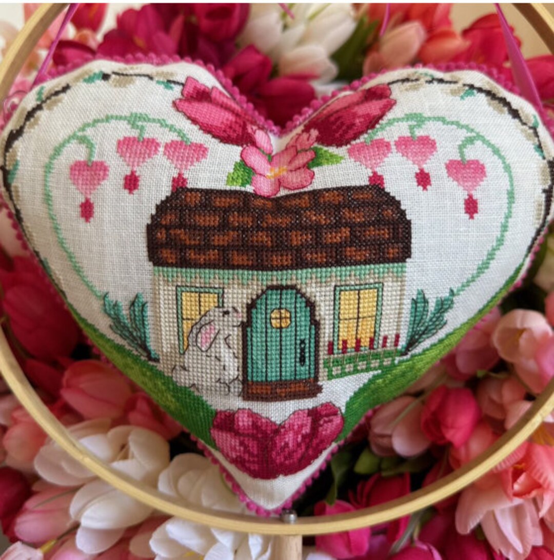 TULIP COTTAGE * Luhu Stitches * Cross Stitch-b - Etsy