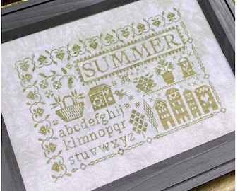 Blueberry Ridge Designs Sampler Seasons Winter Cross Stitch Pattern New ...