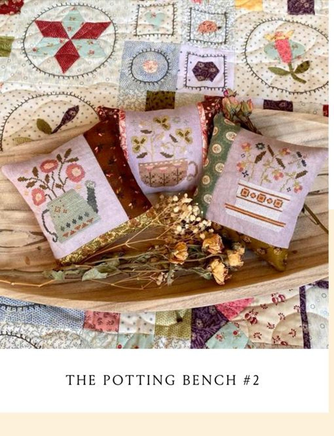 THE POTTING BENCH #2 * Blueberry Ridge Design * Cross Stitch Pattern-b ...