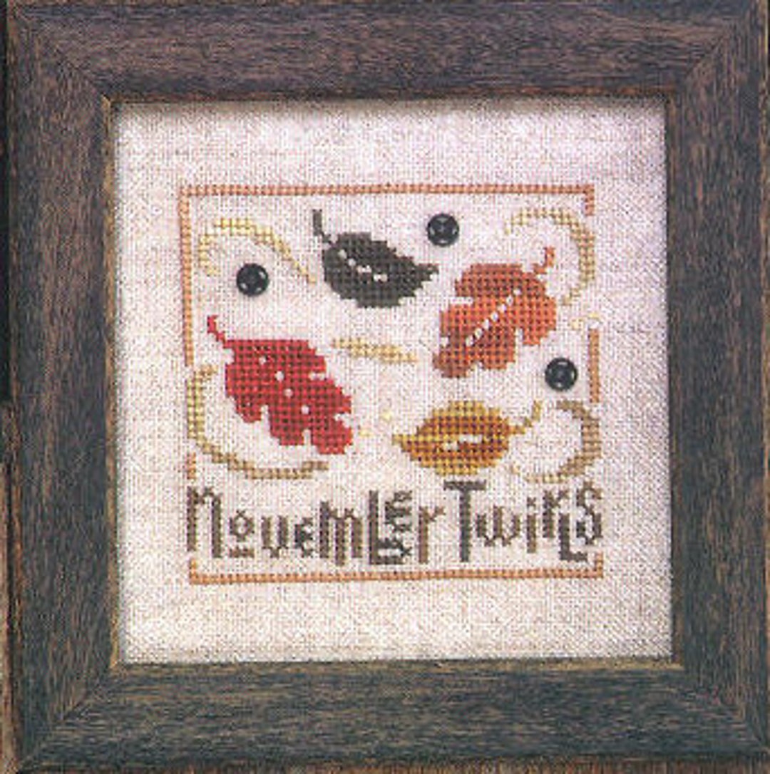 NOVEMBER TWIRLS * Bent Creek * Cross Stitch-a - Etsy