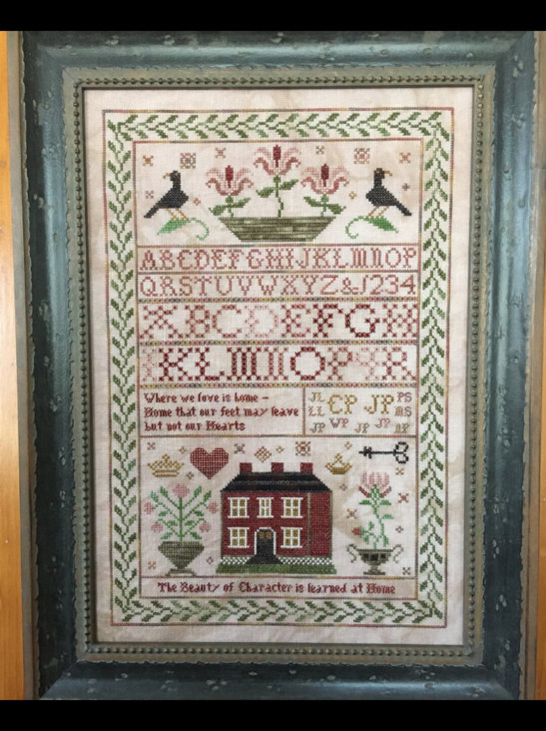 Where We Love Sampler * Chessie & Me * Counted Cross Stitch Pattern-b ...