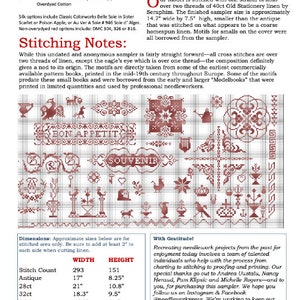 2024 Nashville Needlework Market LONE EAGLE SAMPLER Needlework Press ...