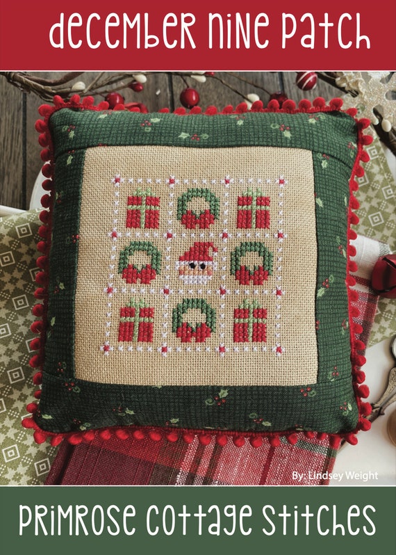 DECEMBER NINE PATCH Primrose Cottage Stitches Counted - Etsy