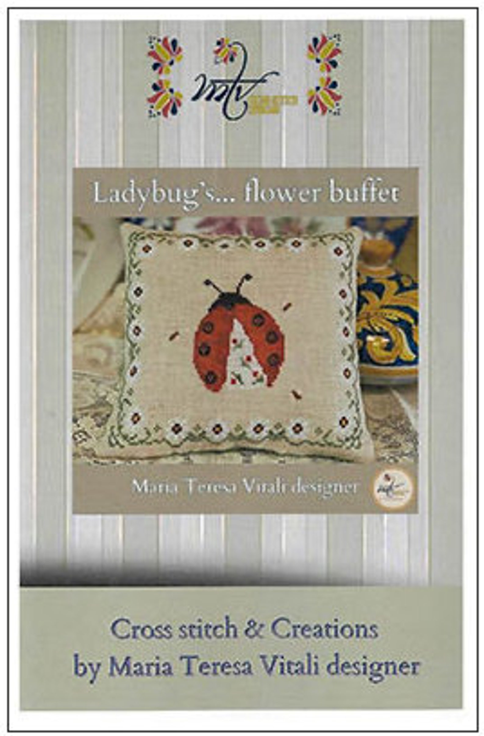 LADYBUG'S FLOWER Buffet * MTV Designs * Counted Cross Stitch Pattern-2 ...
